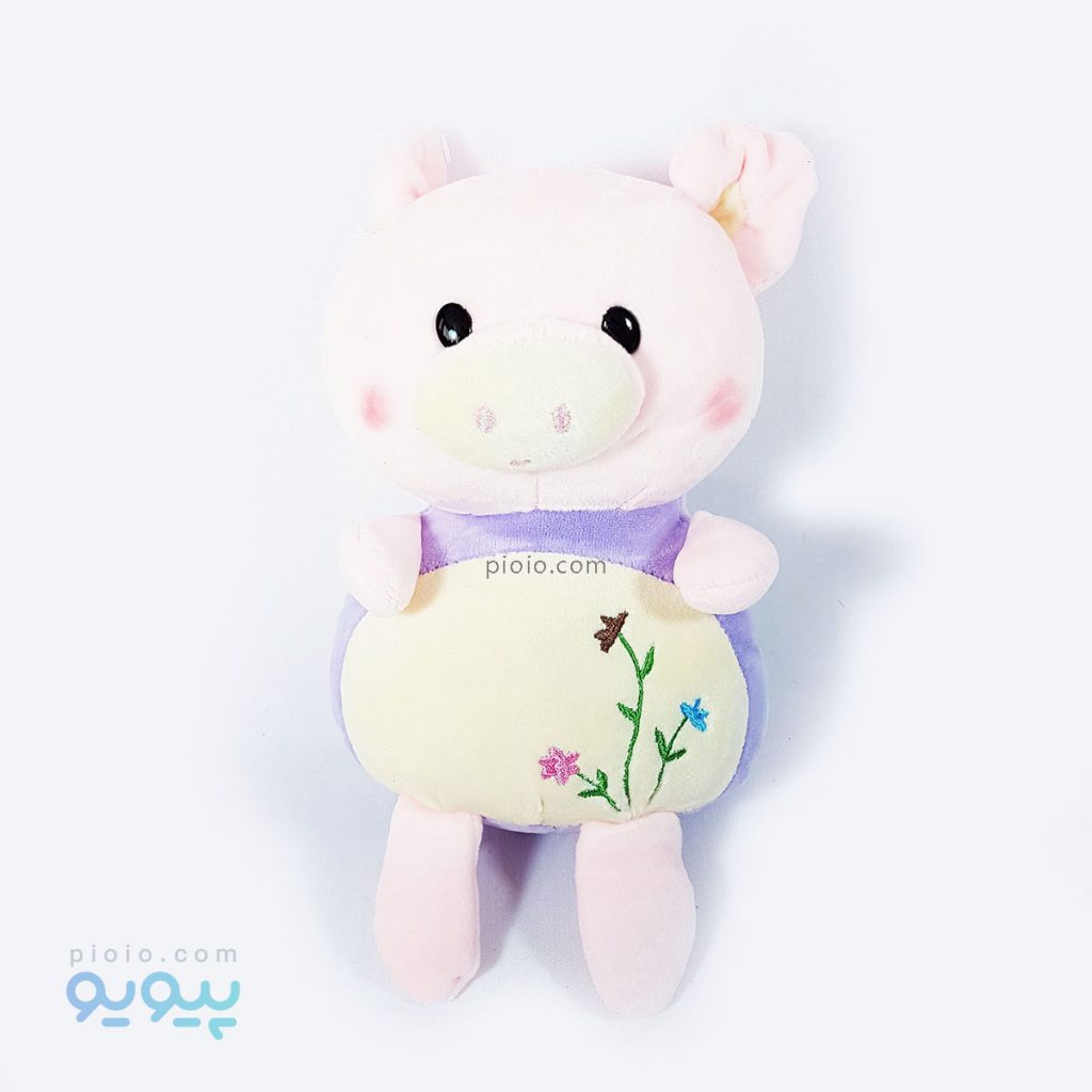 مشخصات و خرید عروسک خوک گلدار