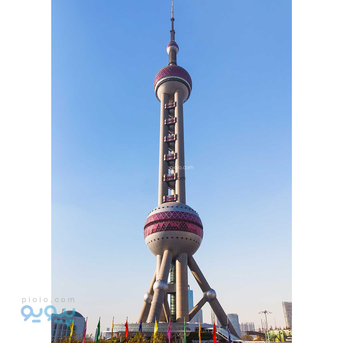 خرید ماکت مجسمه فلزی برج مروارید خاور چین | فروشگاه اینترنتی پیویو