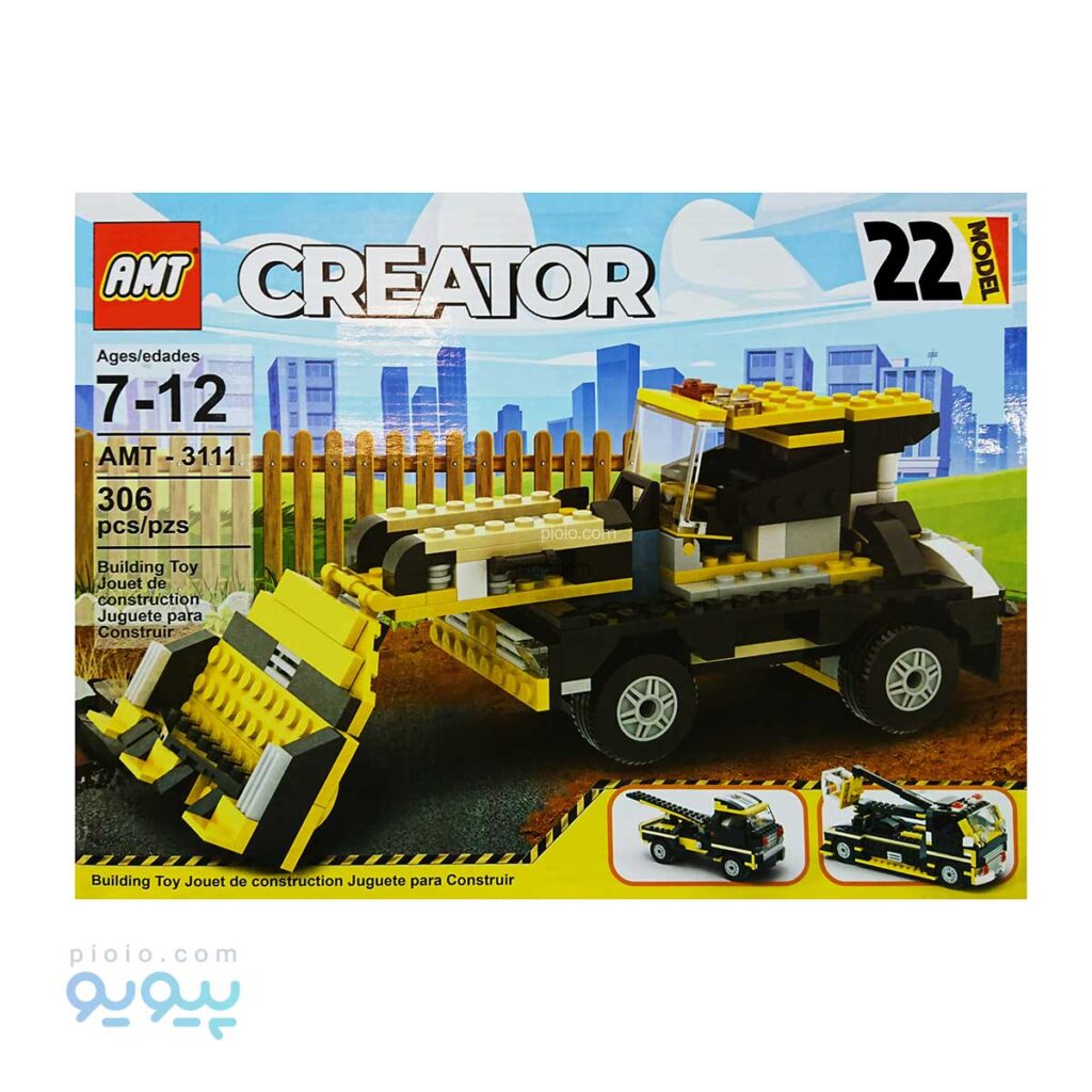 لگو 22 مدل ماشین راهسازی AMT آیتم 3111 تک و عمده